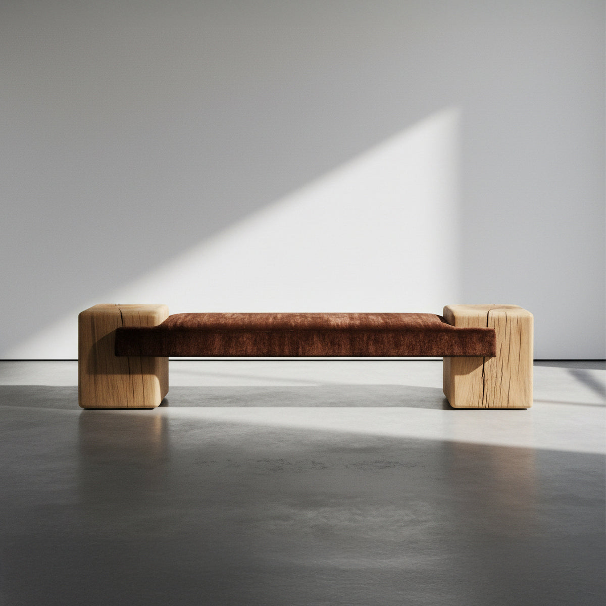 Coexist Bench Redux in Solid Oak – Slash Objects